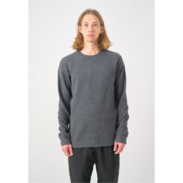 Cleptomanicx Herren Sweatshirt "Noitch", grau, Gr. M, unifarben, 45% Wolle, 37% Baumwolle, 18% Polyamid, Sweatshirts, aus gebondeter Wolle