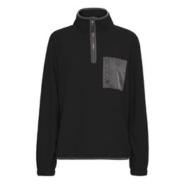 oxmo Damen Troyer "Troyer OXPiala", schwarz, Gr. XL, Obermaterial: 100% Polyester PES., Pullover