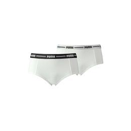 Puma Damen Panty "Panty 2er Pack", Gr. L, wei&szlig;, Obermaterial: 57% Baumwolle CO. 38% Modal CMD. 5% Elasthan EL., Unterhosen