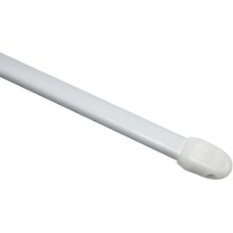 Scheibenstange Gardinia, &Oslash;:11mm, wei&szlig;, Metall, Gardinenstangen, "Vitragestange", Serie Vitragestange flachoval &Oslash; 11 mm, 2er-Set