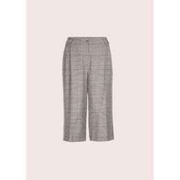 Madeleine Mode MADELEINE Damen Bermudas "Bermuda Glencheck-Bermuda mit hohem Bund"graphit, multicolor, Gr. 34, Obermaterial: 54% Wolle mw. 28% Polyester PES. 15%