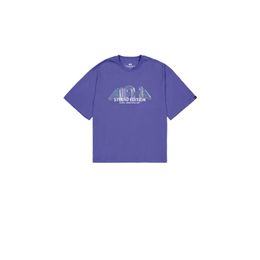 Damen T-Shirt "Studio Edition Vibe T-Shirt", lila, Gr. XXXL, Alpha Industries, Obermaterial: 100% Baumwolle, Shirts
