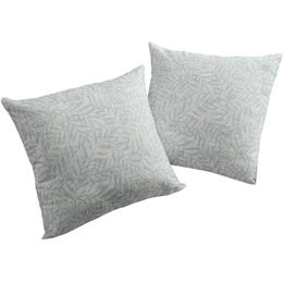 Kissenh&uuml;lle WIRTH, B:50cm L:50cm, blau, Polyester, Obermaterial: 85% Polyester, 15% Baumwolle, Kissenbez&uuml;ge, "Gospic"