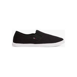Tommy Hilfiger Shoes Leder-Slipper in Schwarz - 47% | Größe 40 | Damen-schuhe-halbschuhe