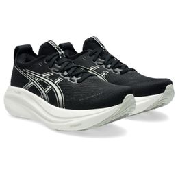 asics Damen Laufschuh "GEL-NIMBUS 27", Gr. 42,5, schwarz, Textil, Schuhe