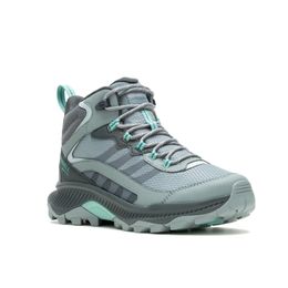 Merrell Damen Wanderschuh "SPEED STRIKE 2 MID GORE-TEX", Gr. 40,5, grau, Synthetik, Textil, Schuhe, wasserdicht