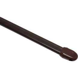Scheibenstange Gardinia, &Oslash;:11mm, braun, Metall, Gardinenstangen, "Vitragestange", Serie Vitragestange flachoval &Oslash; 11 mm, 2er-Set