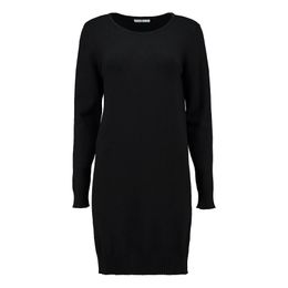 Haily's HAILY’S Damen Strickkleid "SH V DR Ro44xana", schwarz, Gr. XS, unifarben, Strick, Obermaterial: 50% Viskose, 27% Nylon, 23% Polyester, Kleider,