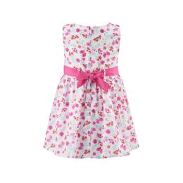 happy girls M&auml;dchen Sommerkleid, pink, Gr. 98, bedruckt, gebl&uuml;mt, Web, Obermaterial: 100% Baumwolle. Futter: 100% Baumwolle, Kleider