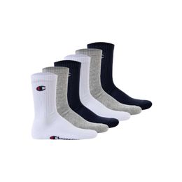 Champion Herren Kurzsocken "Socken 6er Pack", Gr. 43, blau, Obermaterial: 70% Baumwolle CO. 28% Polyester PES. 2% Elasthan EL., Socken