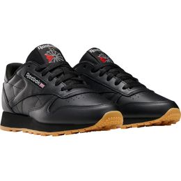 Reebok CLASSIC Damen Sneaker "Classic Leather", Gr. 38, schwarz, Leder, Schuhe