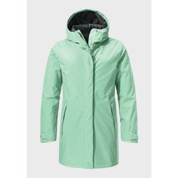 Sch&ouml;ffel SCH&Ouml;FFEL Damen Parka "Parka Style Froda WMS", gr&uuml;n, Gr. 46, Oberstoff: Aussenseite: 100% Polyester. (Membran: Polyester). Futter: 100% Polyester.