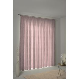 Vorhang Adam, B:145cm H:225cm, lila, Jacquard, Baumwolle (Bio-Baumwolle), Wohnzimmer, Gardinen, "Easy Diamond", aus 100% Bio-Baumwolle