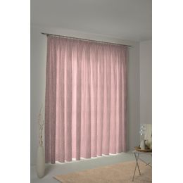 Vorhang Adam, B:145cm H:245cm, lila, Jacquard, Baumwolle (Bio-Baumwolle), Wohnzimmer, Gardinen, "Easy Diamond", aus 100% Bio-Baumwolle