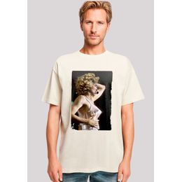 F4NT4STIC Herren T-Shirt "Madonna Live At Wembley 1990 By Stephen Wright", beige, Gr. XL, Obermaterial: 100% Baumwolle, Shirts, Premium Qualit&auml;t