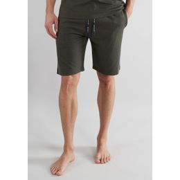 Tom Tailor Herren Bermudas "Dallas", Gr. 52, grün, Web, Obermaterial: 65% Baumwolle, 30% Polyester, 5% Elasthan, Hosen, Kordelzug, Seitentaschen,