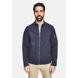 NEW CANADIAN Herren Outdoorjacke "Cool Cotton", blau, Gr. 54, unifarben, 70% Baumwolle, 30% Polyamid, Jacken, mit verschlie&szlig;barer Armtasche