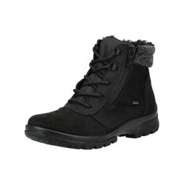 Ara Damen Schn&uuml;rstiefelette "Ara Stiefelette Leder/Textil", Gr. 37,5, schwarz, Leder, Textil, Schuhe