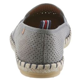 VERBENAS Herren Espadrille "Tom Pacific", Gr. 44, grau, Textil, Veloursleder, Schuhe, Loafer, Slipper, Sommerschuh, Strandschuh mit Stretcheins&auml;tze
