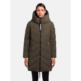 Khujo Damen Wintermantel "Darka2-YM", gr&uuml;n, Basic, Gr. XL, Obermaterial: 100% Polyester. Innenfutter: 100% Nylon. Wattierung: 100% Polyester, M&auml;ntel,