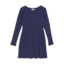 Minymo M&auml;dchen Jerseykleid "Jerseykleid MIDress", blau, Gr. 116, Obermaterial: 48% Baumwolle CO. 48% Modal CMD. 4% Elasthan EL., Kleider