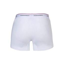 Dsquared2 Herren Boxershorts "Boxershort 3-PACK TRUNK 3er Pack", Gr. L, wei&szlig;, Obermaterial: 94% Baumwolle CO. 6% Elasthan EL., Unterhosen