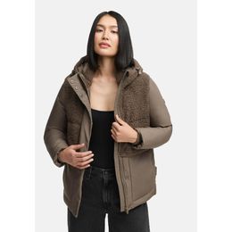 Marikoo Damen Winterjacke "Sheeta", braun, Gr. XL, Obermaterial: 100% Polyester; Futter: 100% Polyester; Wattierung: 100% Polyester; Ärmelfutter: