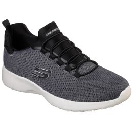 Skechers Herren Slip-On Sneaker "DYNAMIGHT", Gr. 45, schwarz, Synthetik, Textil, Schuhe, Slipper, Freizeitschuh, Trainingschuh mit Memory