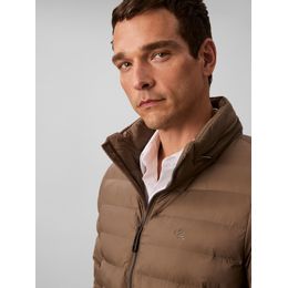 Herren Steppjacke "LS NYLN MD WT HDD F", braun, Gr. XXL, Calvin Klein Jeans, unifarben, Web, Obermaterial: 100% Polyamid, Jacken, Regular fit mit
