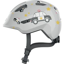 Abus Kinderfahrradhelm "SMILEY 3.0", S Kopfumfang: 45cm - 50cm, grau, Helme
