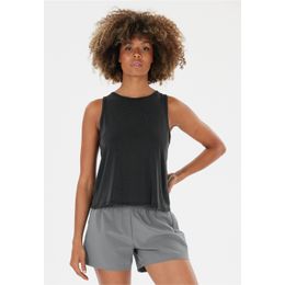 ENDURANCE ATHLECIA ATHLECIA Damen Tanktop "Haze", schwarz, Gr. 38, unifarben, 69% Modal, 31% Polyester, Tops, mit schnelltrocknender Funktion