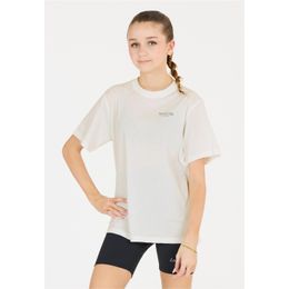 LES'ARCS Jungen Funktionsshirt "Kacheda", wei&szlig;, Gr. 140, bedruckt, 60% Baumwolle, 40% Polyester, Shirts, im angesagten Oversized-Schnitt