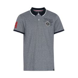 FQ1924 Herren Poloshirt "Poloshirt FQImal", blau, Gr. XXL, Obermaterial: 95% Baumwolle CO. 5% Elasthan EL., Shirts