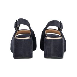H&ouml;gl H&Ouml;GL Damen Keilsandalette "H&ouml;gl Sandalen Leder", Gr. 42, blau, Leder, Schuhe