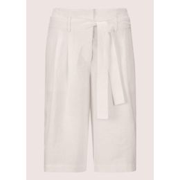 Madeleine Mode MADELEINE Damen Bermudas "Bermuda Highwaist-Bermudas aus Leinen"perlwei&szlig;, Gr. 48, Obermaterial: 100% Leinen LI., Hosen