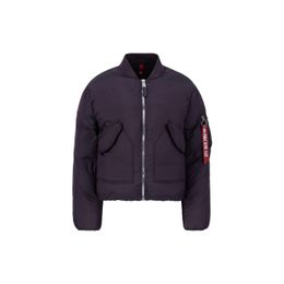 Damen Bomberjacke "MA-1 Padded W", lila, Gr. M, Alpha Industries, Obermaterial: 100% Nylon, F&uuml;llung: 100% Polyester, Jacken
