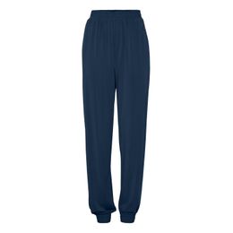 oxmo Damen Stoffhose "Stoffhose OXBrianna", blau, Gr. XL, Obermaterial: 64% Modal CMD. 36% Polyester PES., Hosen