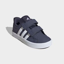 Kinder Klettschuh "VS PACE 2.0 KIDS", adidas Sportswear, Gr. 28, blau, Synthetik, Textil, Schuhe