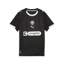 Puma M&auml;dchen Trainingsshirt "FC St. Pauli 25/26 Ausweichtrikot Jugendliche", wei&szlig;, Gr. 140, bedruckt, Obermaterial: 100% Polyester; Rippe: 100%