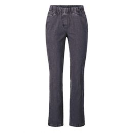 GOLDNER Damen Regular-fit-Jeans "Klassische Jeansschlupfhose LOUISA", grau, Gr. 50, Obermaterial: 78% Baumwolle CO. 20% Polyester PES. 2% Elasthan