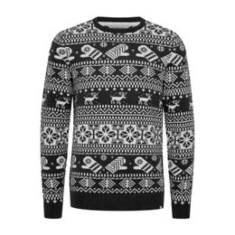 11 Project Herren Norwegerpullover "Norwegerpullover PRUwe", blau, Gr. M, Obermaterial: 100% Polyacryl PAN., Pullover