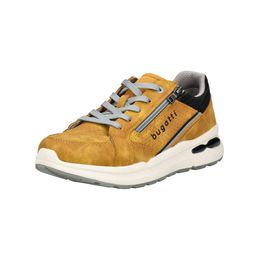 Bugatti Herren Sneaker "Bugatti Sneaker Lederimitat", Gr. 44, gelb, Lederimitat, Schuhe