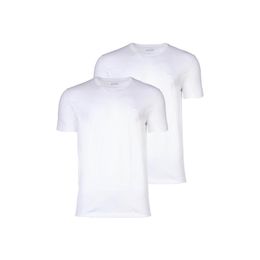 BOSS Herren T-Shirt "T-Shirt TShirtRN 2P Comfort 2er Pack", wei&szlig;, Gr. XXL, Obermaterial: 100% Baumwolle CO., Shirts