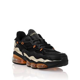 Plein Sport Damen Sneaker "Thunder", Gr. 47, orange, Schuhe