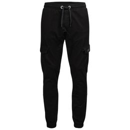 Herren Cargohose "ASComfi", schwarz, Gr. 33, Alessandro Salvarini, Obermaterial: 98% Baumwolle, 2% Elasthan, Hosen, mit Rei&szlig;verschluss Taschen