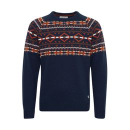 Blend Herren Strickfleece-Pullover "Strickpullover BHNilas", blau, Gr. L, Obermaterial: 100% Polyacryl PAN., Pullover