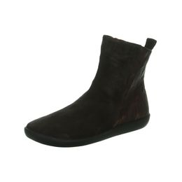 Think! THINK Damen Stiefelette "Think Stiefelette Veloursleder/Textil", Gr. 39, braun, Textil, Veloursleder, Schuhe