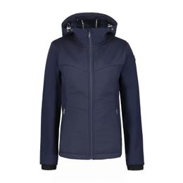Luhta Damen Outdoorjacke "Luhta Softshell jacke Iivaara", blau, Gr. 36, 98% Polyester, 2% Elasthan, Jacken