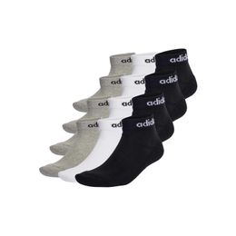 Herren Kurzsocken "Socken Linear Cushioned Ankle 12er Pack", adidas originals, Gr. 46, bunt, Obermaterial: 71% Baumwolle CO. 26% Polyester PES. 2%