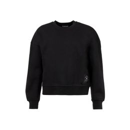 Emporio Armani Damen Sweatshirt "Sweatshirt Iconic Terry", schwarz, Gr. XS, Obermaterial: 65% Baumwolle CO. 35% Polyester PES., Sweatshirts